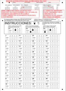 Pruebas PCE son las Pruebas de Competencias Específicas